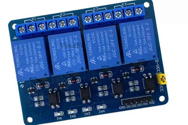 Module Relay 4 Kênh 5V 10A RL4-0510 Âm Kích
